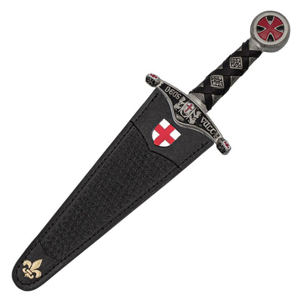 Crusader Dagger with Scabbard – The Knights Armoury